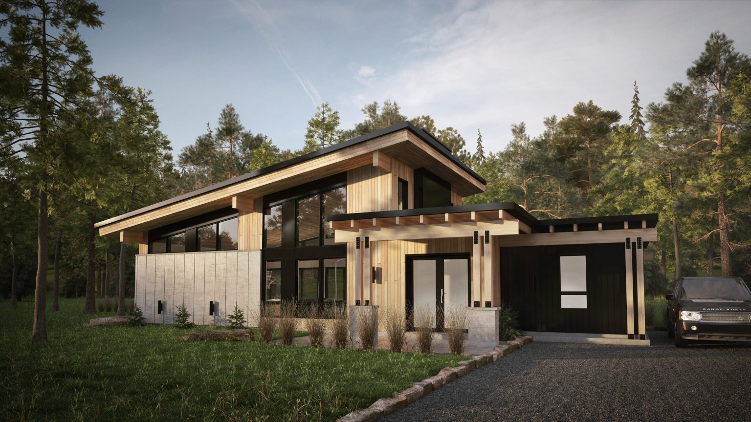 Hudson- Plan de maison de style Boréal | TALO Plans