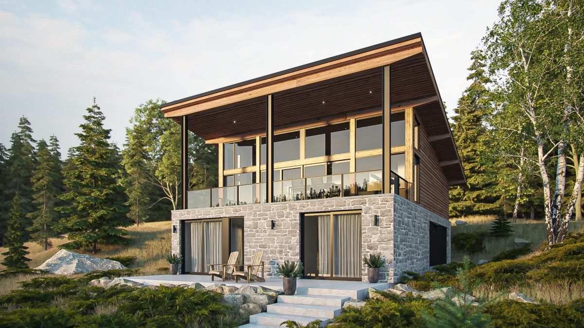 Eastmain - Plan de maison de style Boréale | TALO Plans